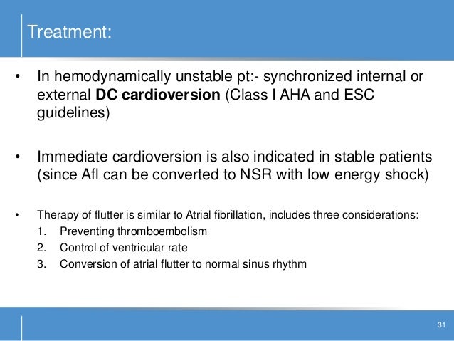 Atrial Flutter Afl Management Principals