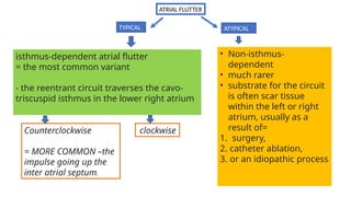 atrial flutter and fibrilationjdjjsjmjdjs | PPTX