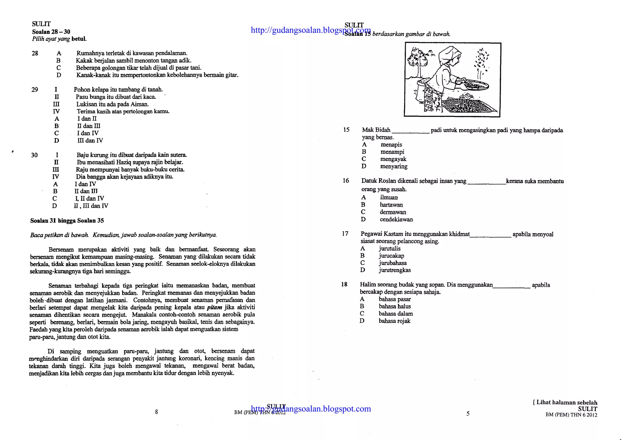 A trial kelantan bm1 | PDF