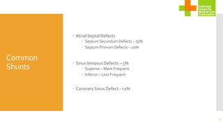 Atrial level shunts | PPTX