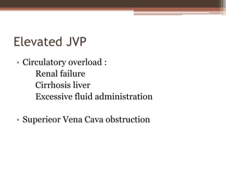 Atrial pressure changes and Jugular Venous pressure | PPTX | Heart and ...
