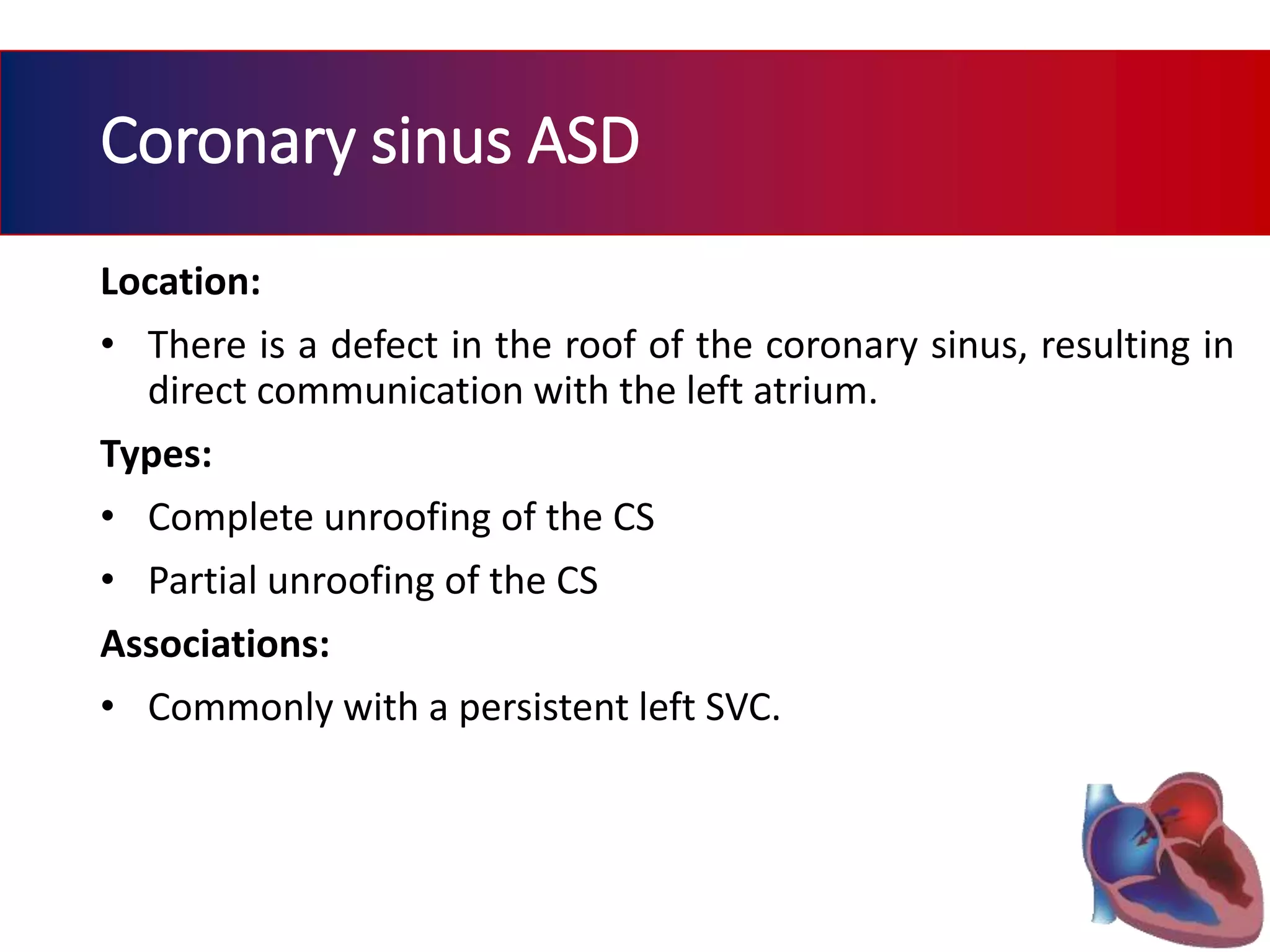 Atrial septal defect | PPTX