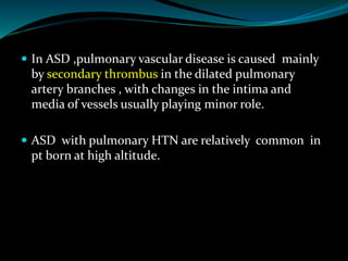Atrial septal defect | PPTX