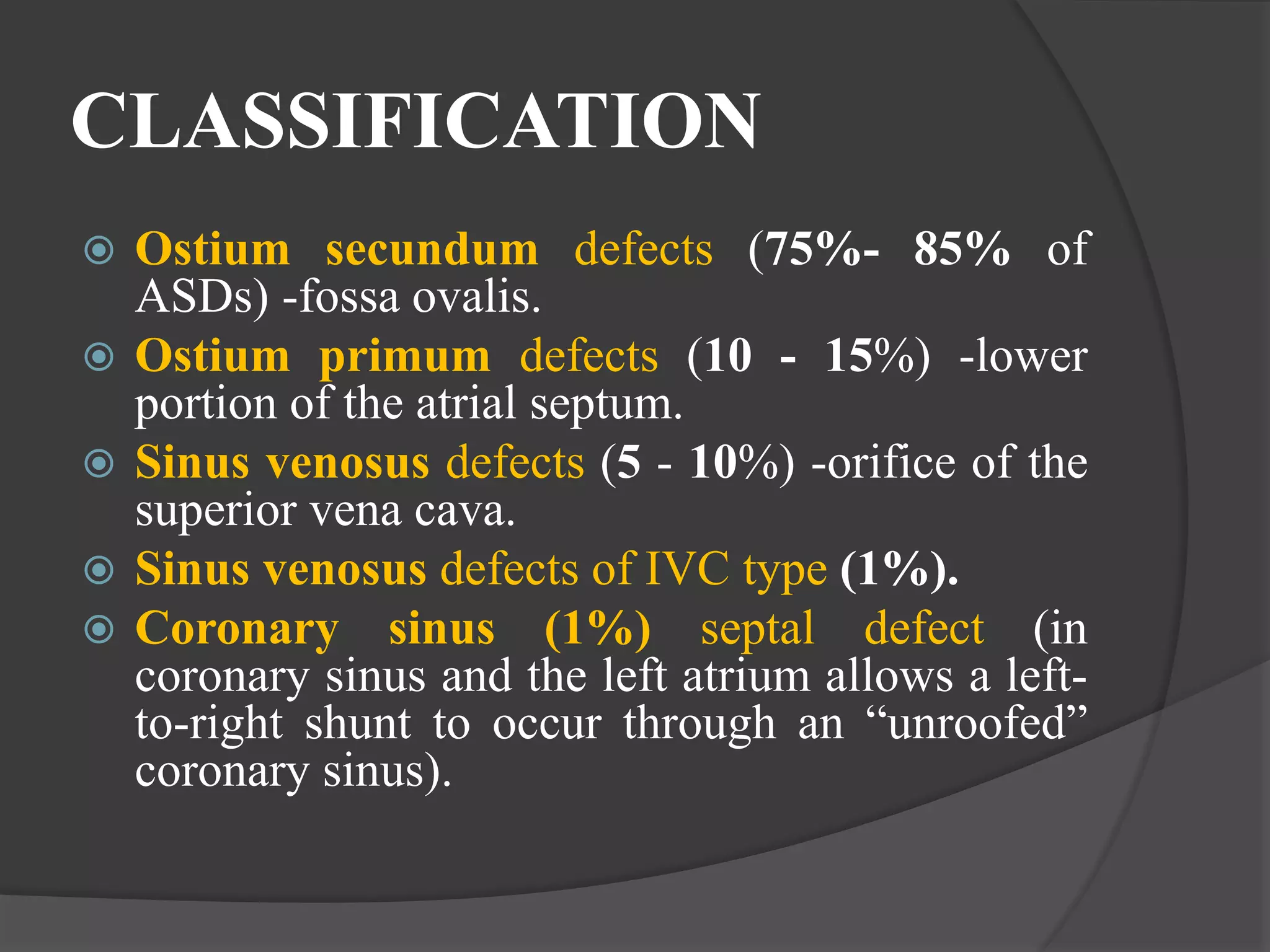 Atrial septal defects | PPTX
