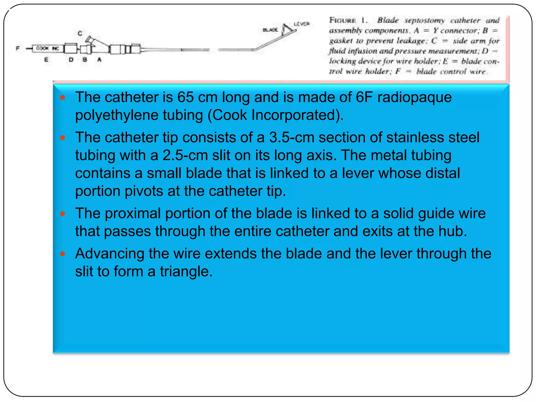 Atrial septostomy | PPTX