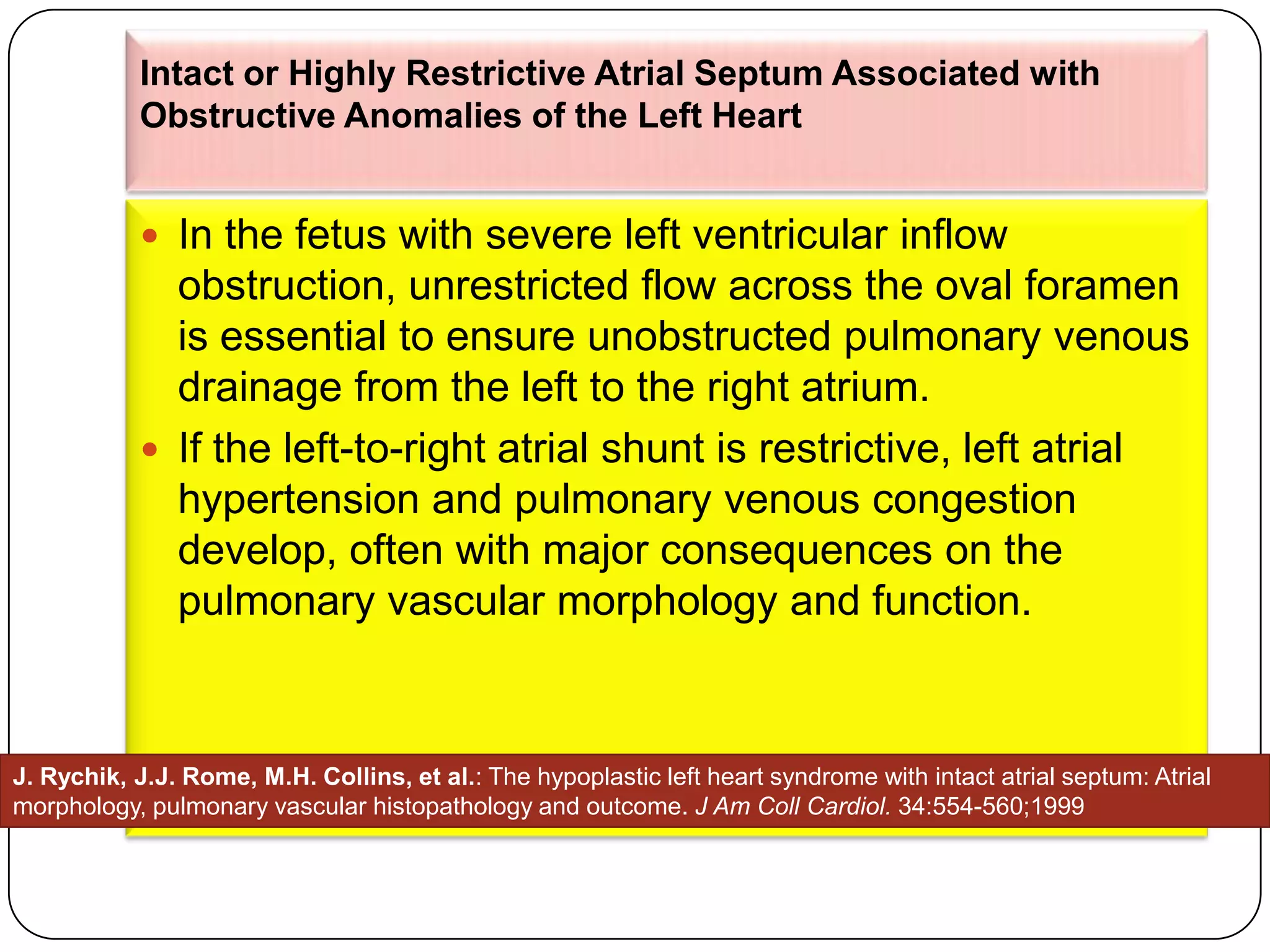 Atrial septostomy | PPTX