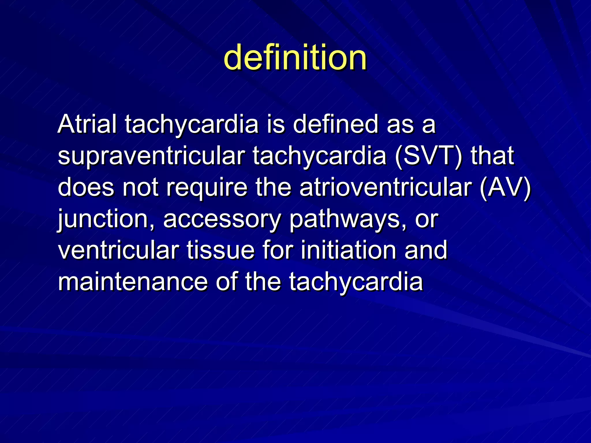 Atrial Tachycardia | PPT