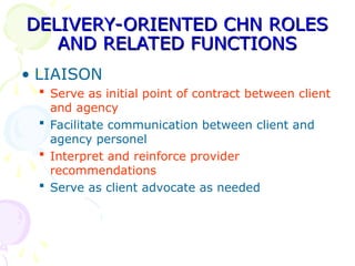 ATRIBUTES STANDAR ROLES COMMUNITY HEALTH NURSING | PPT