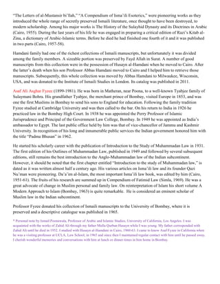 A Tribute To 3 Ismailischolars Of The 20th Century | PDF