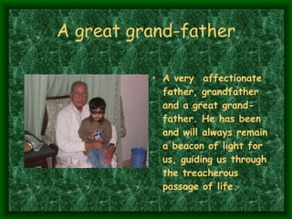 A Tribute To Our Loving Father | PPT