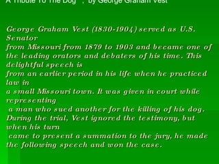 A tribute to the dog | PPS