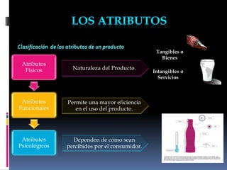 Atributos de un producto | PPTX