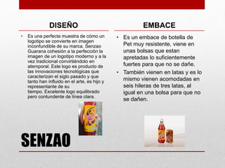 Atributos fisicos del producto senzao | PPTX
