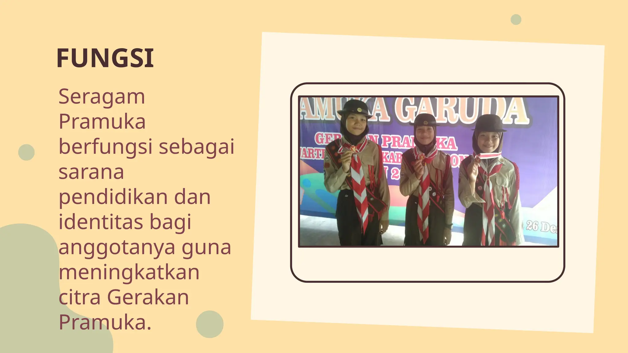 mengenal Atribut & Seragam pramuka untuk anak SD | PPTX