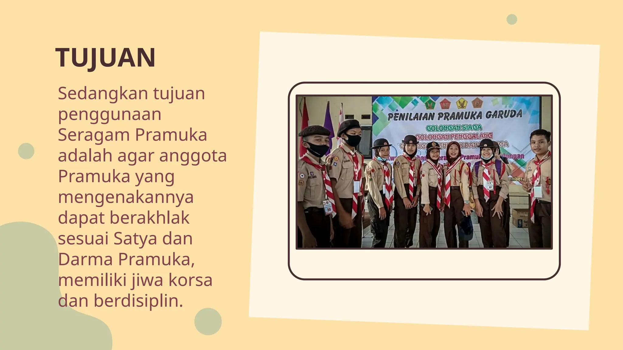 mengenal Atribut & Seragam pramuka untuk anak SD | PPTX