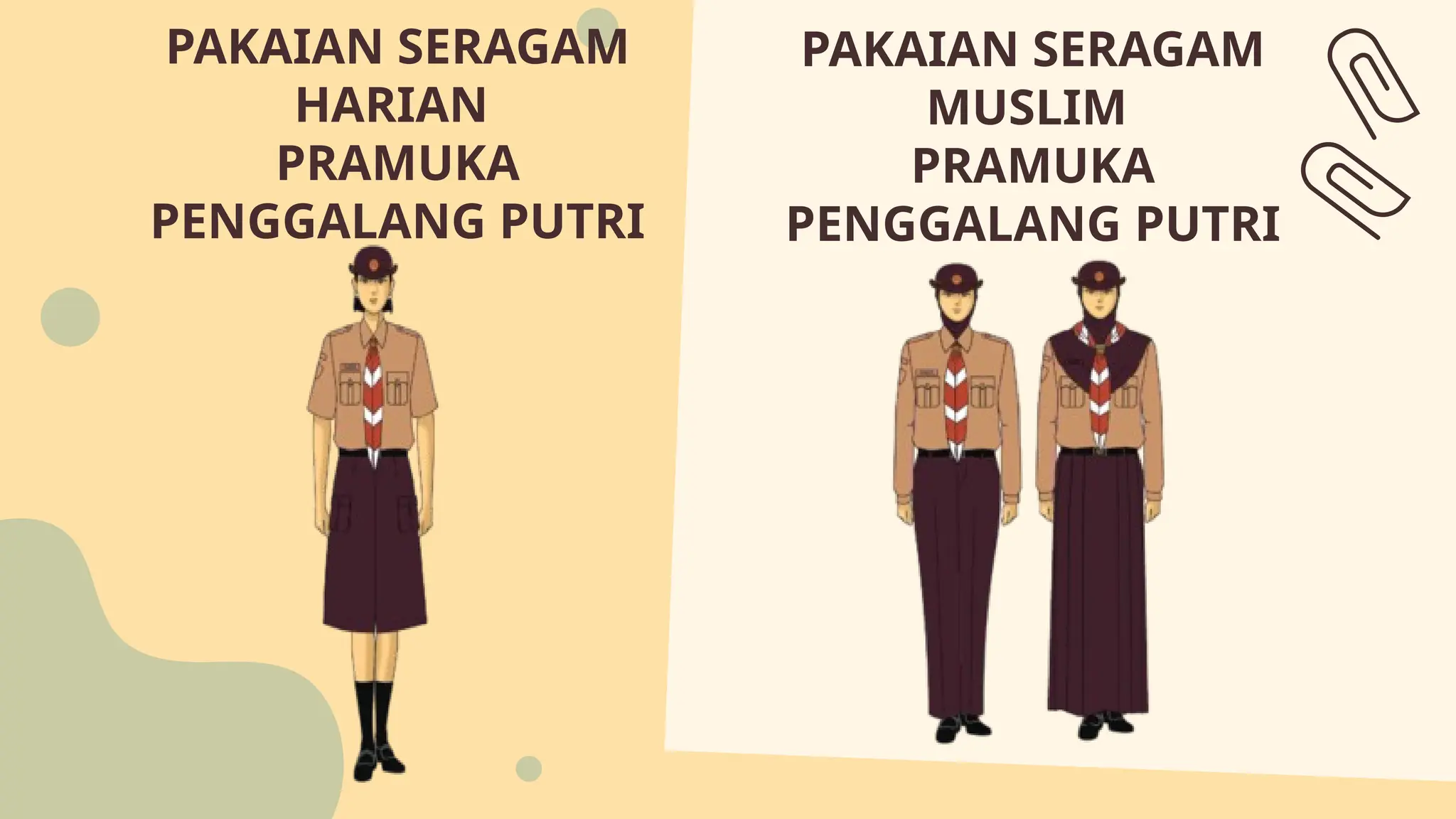 mengenal Atribut & Seragam pramuka untuk anak SD | PPTX