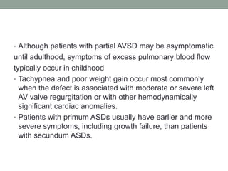 Atrioventricular septal defects | PPTX