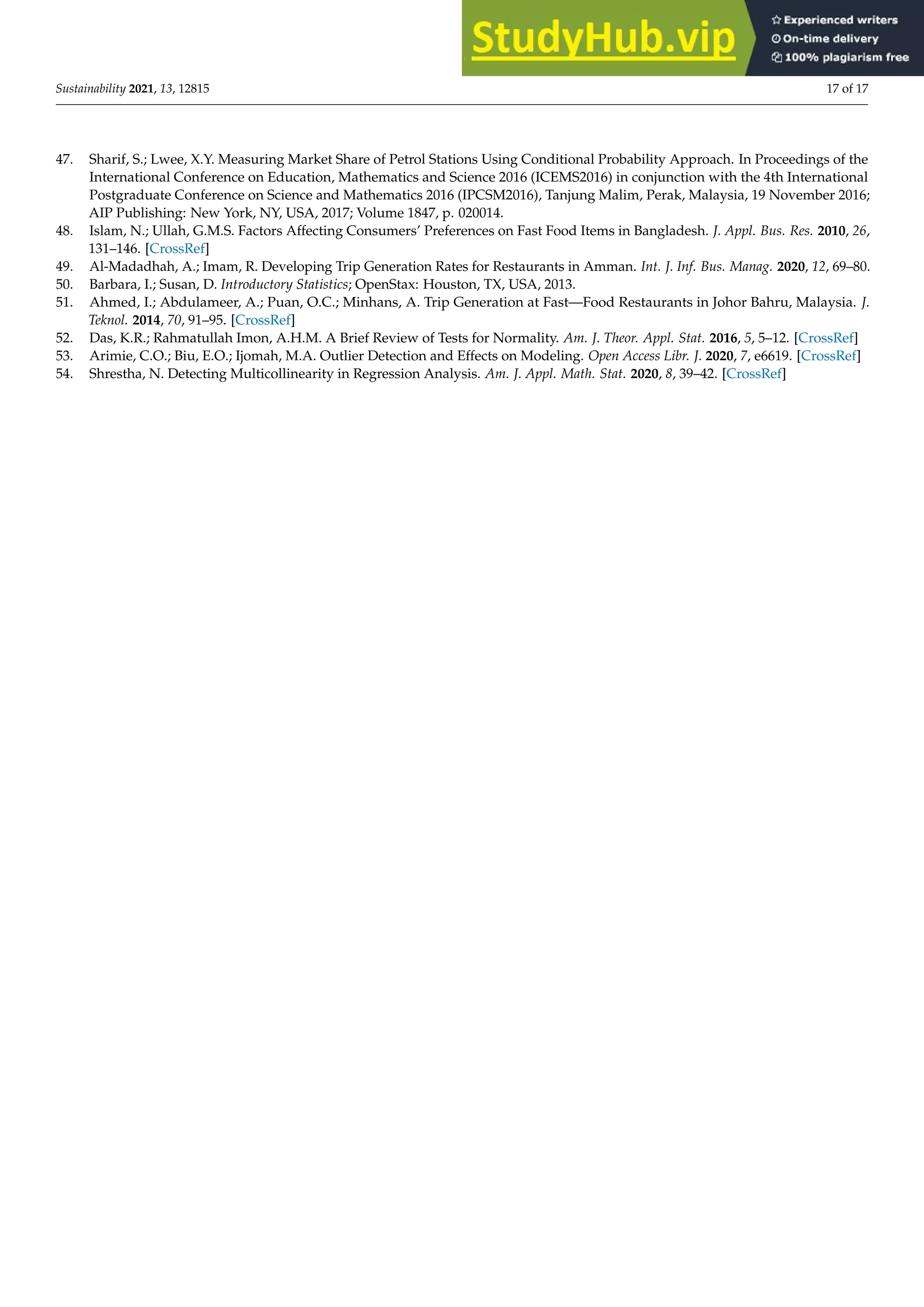 A Trip Generation Model For A Petrol Station With A Convenience Store And A Fast-Food Restaurant ...