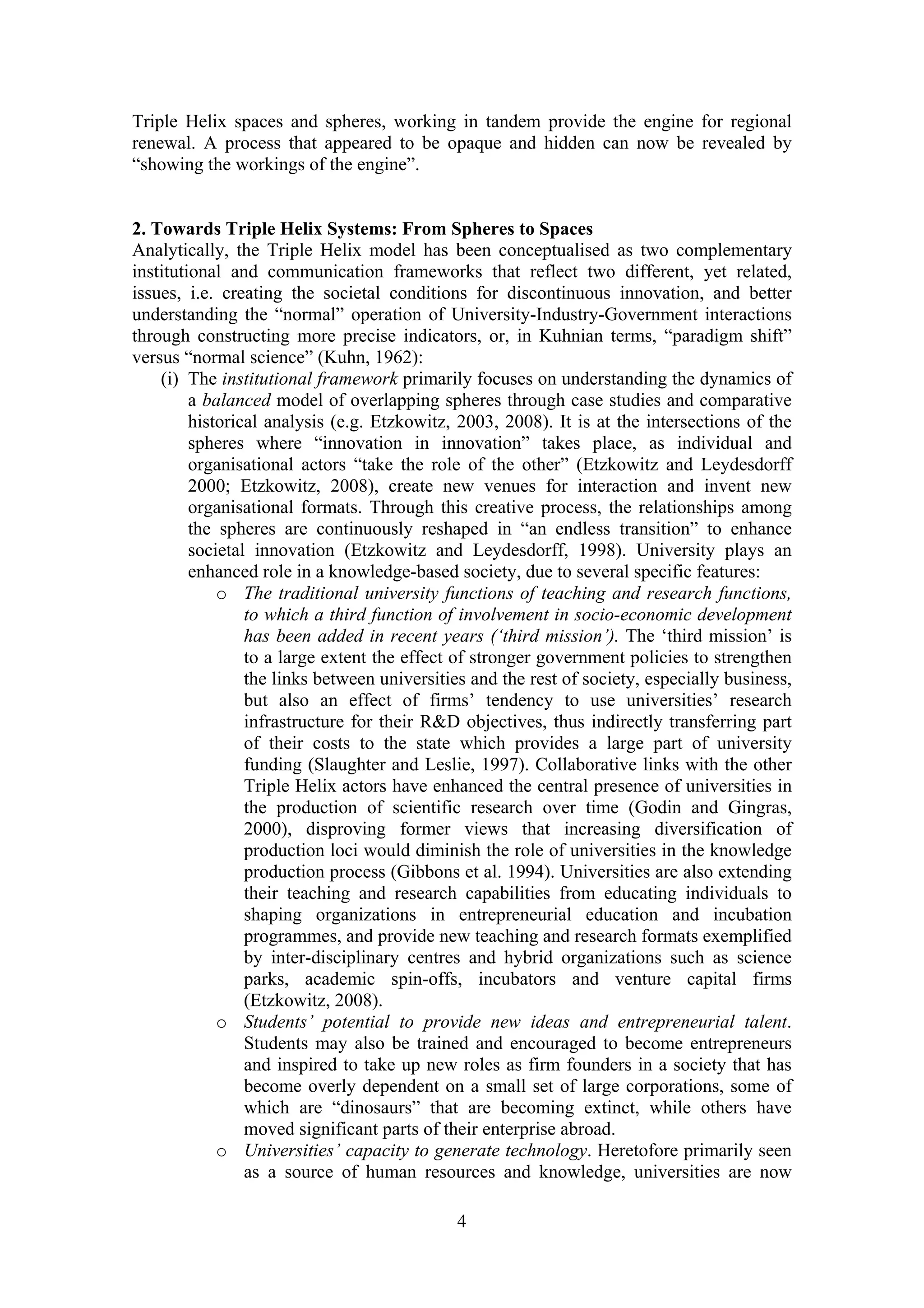 A triple helix system for knowledge based regional development | PDF