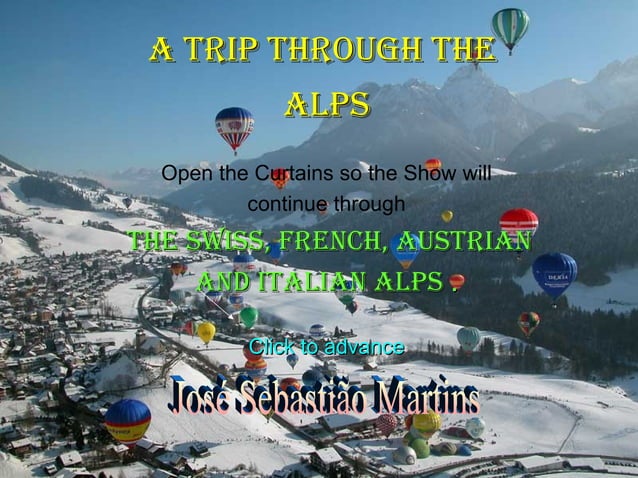 A Trip Through The Alps | PPT