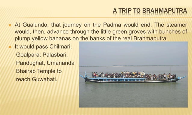 A Trip to Brahmaputra | PPTX