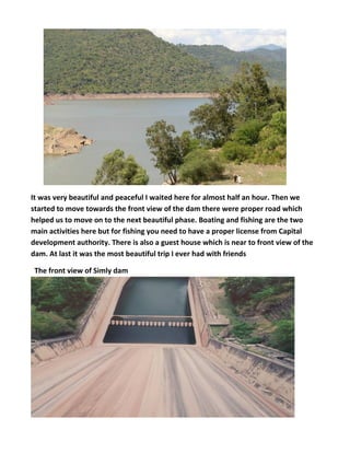 A trip to simly dam | PDF
