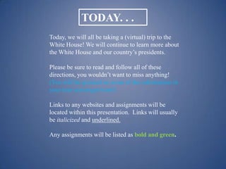 A Trip to the White House | PPTX