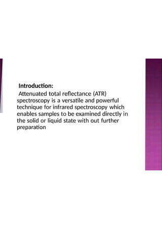 ATR-IR & IR Interpretation of Organic Compound.pptx
