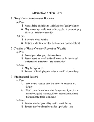 At Risk Factors of Gang Invlovement | PDF