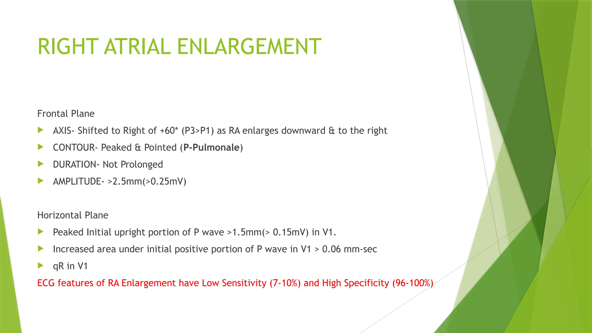 ATRIUM ECG presentation describe about right and left atrial enlarge ment | PPTX
