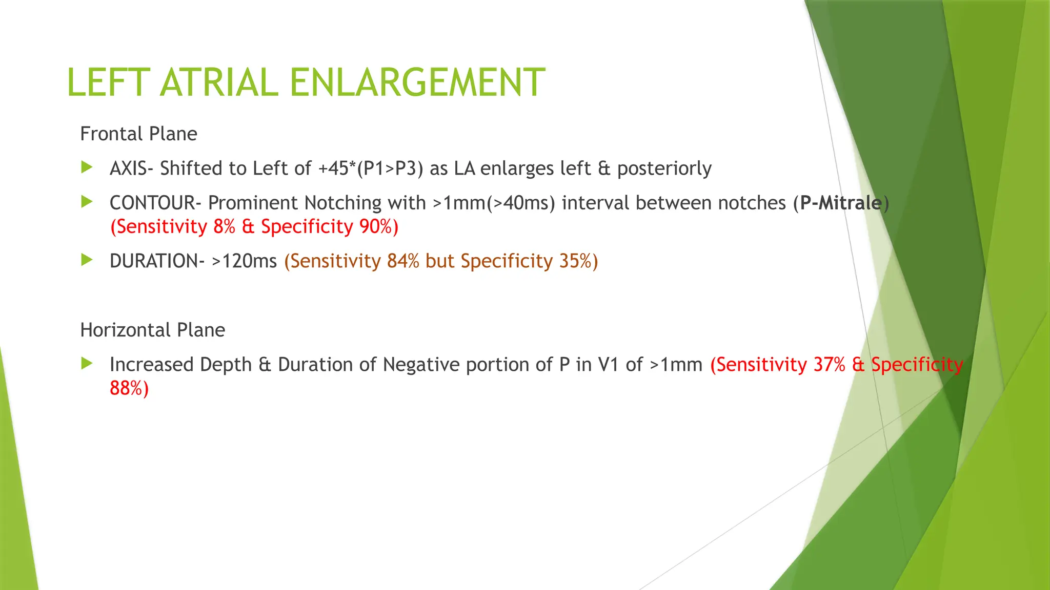 ATRIUM ECG presentation describe about right and left atrial enlarge ...