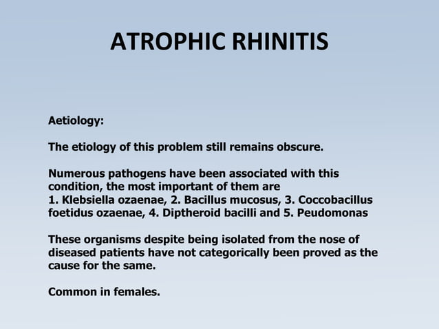 Atrophic Rhinitis.pptx