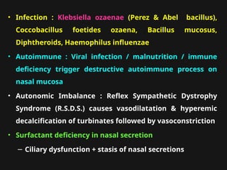 Atrophic rhinitis.ppt for MBBS STUDENTS YEAR 3 MINOR SUBJECT | PPT