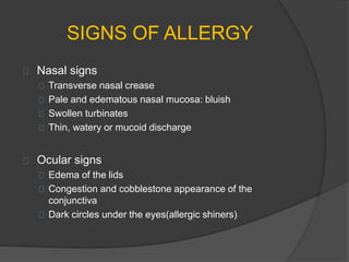 Atrophic rhinitis and Allergic rhinitis-ENT 3rd MBBS | PPTX