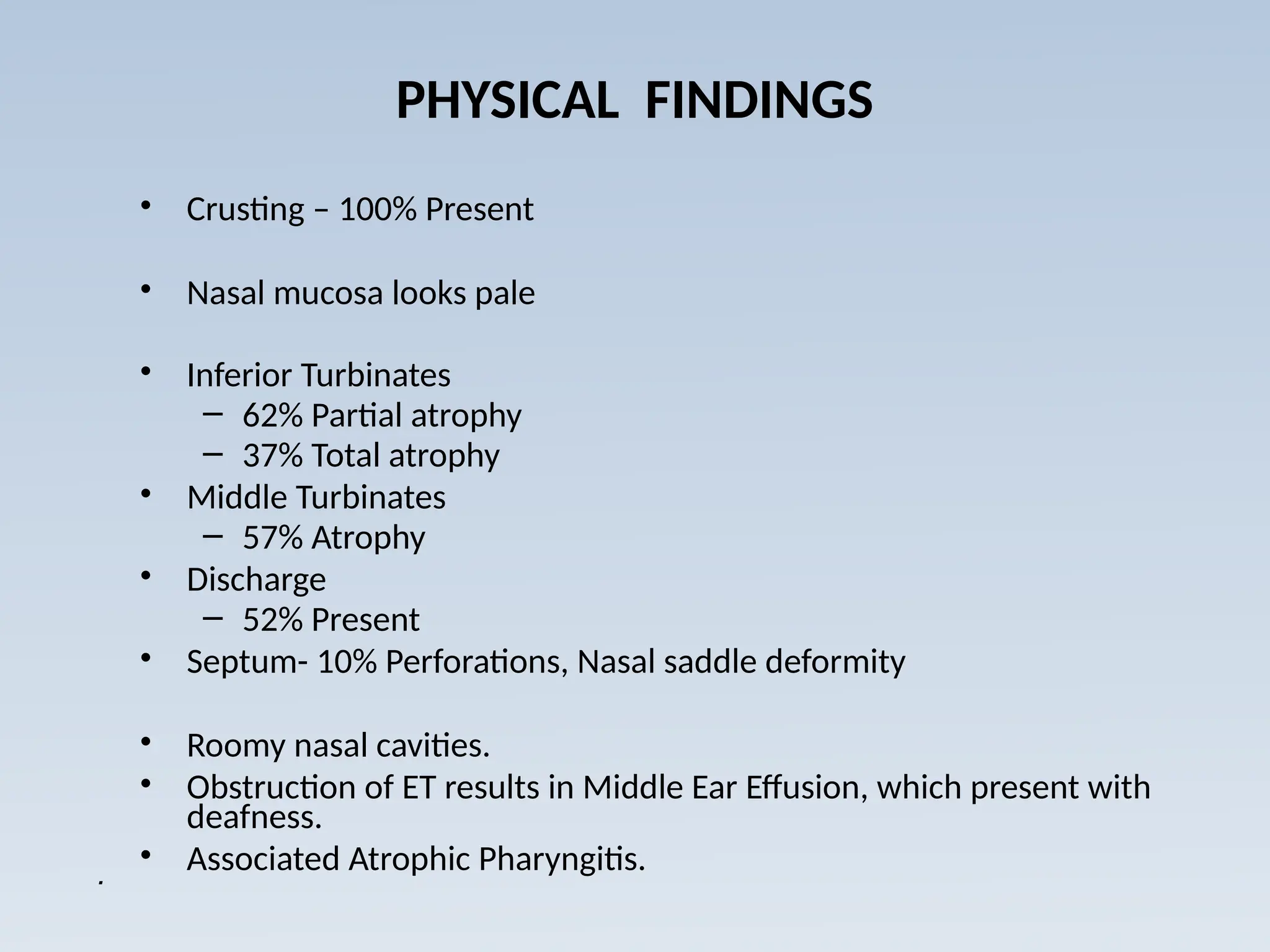 Atrophic Rhinitis and its management.pptx | Ear, Nose and Throat ...