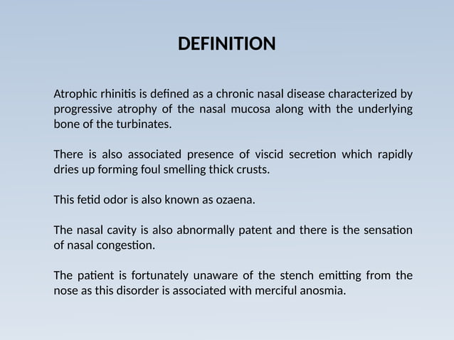 Atrophic Rhinitis and its management.pptx