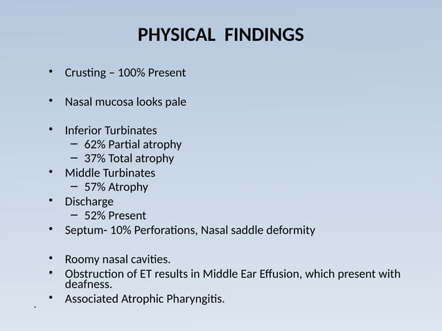 Atrophic Rhinitis and its management.pptx