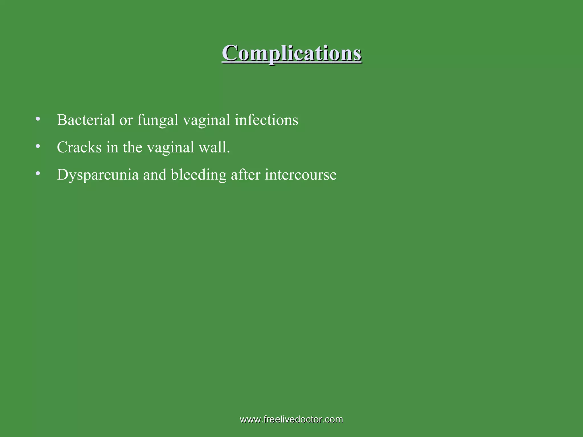 Atrophic vaginitis | PPT