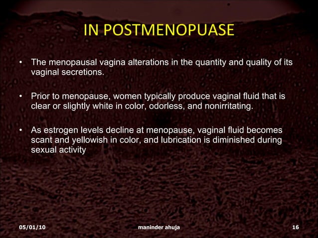 Atrophic vaginitis under treated under diagnosed(f) | PPT | Menopause ...
