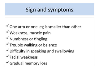 atrophy is a disorder of muscle shrinking. | PPTX