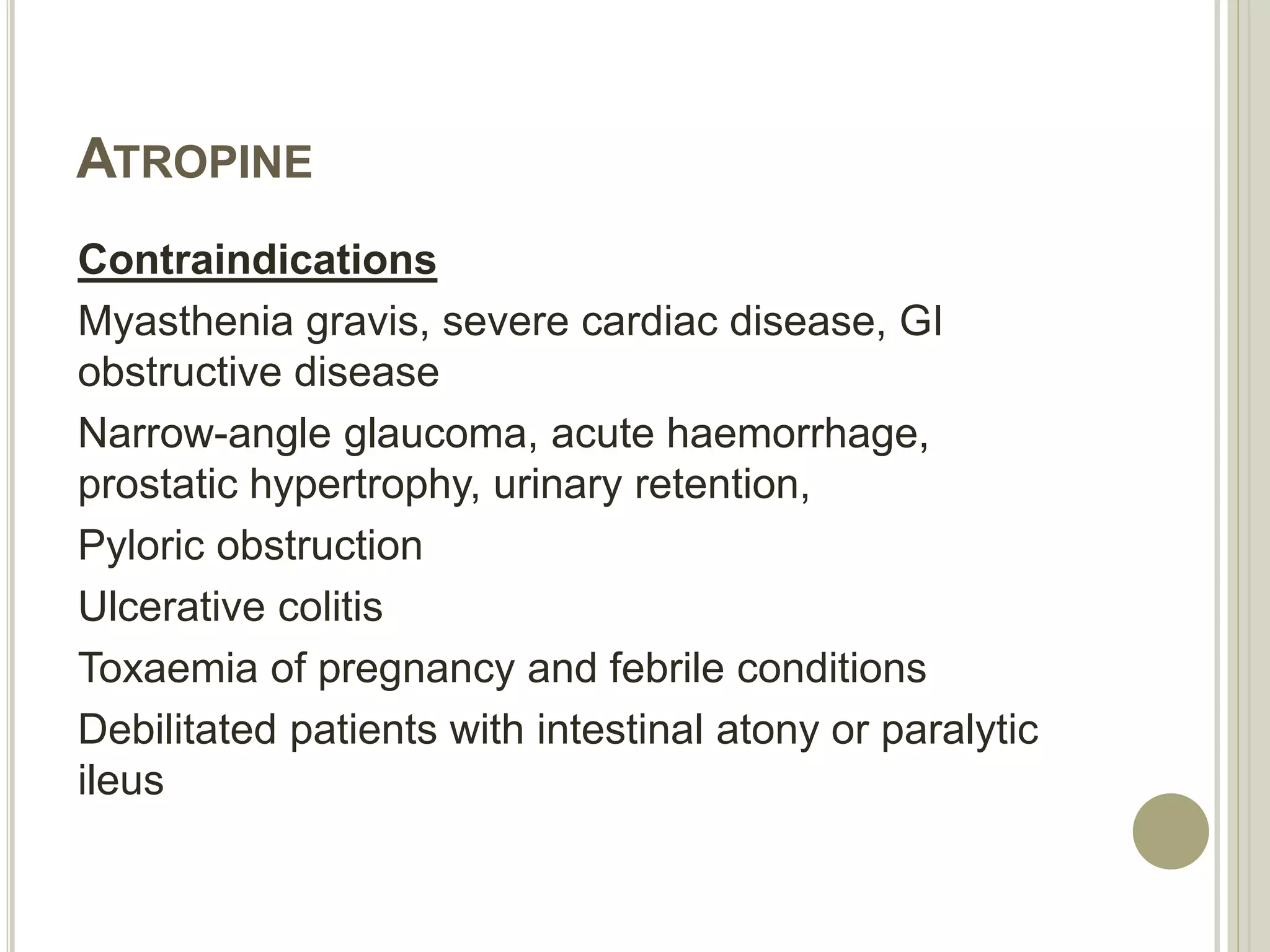 Atropine | PPTX