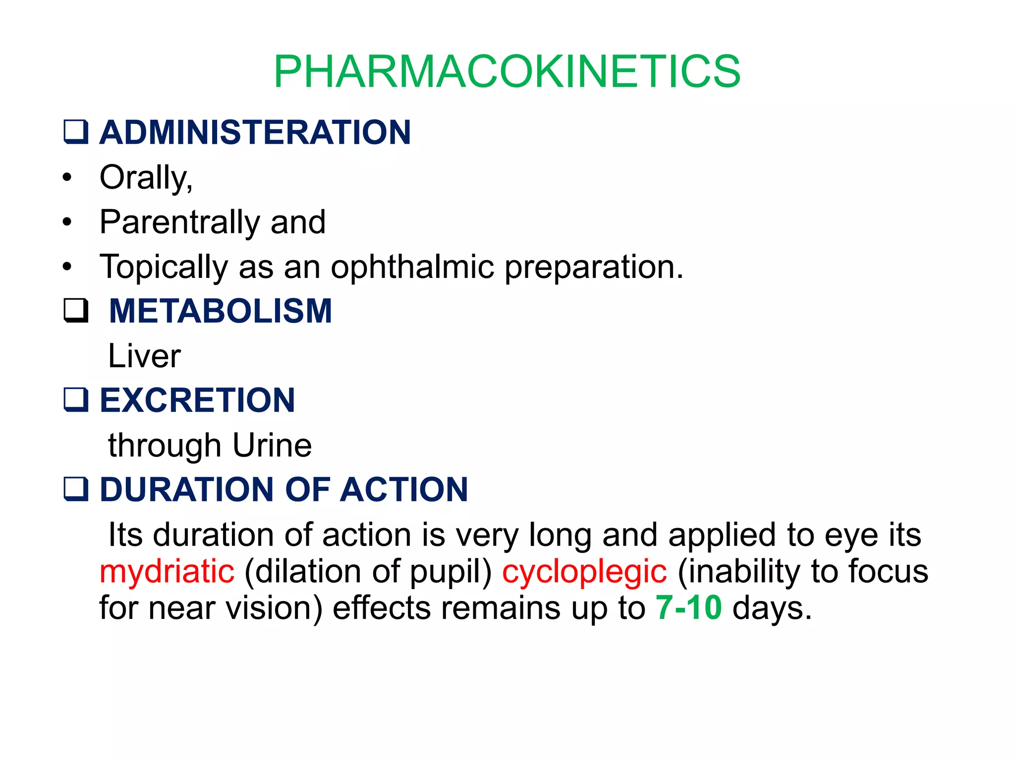 Atropine Dr-Z Pharmacy Practice | PPTX