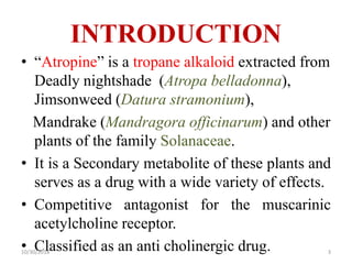 Atropine | PPT