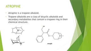 Isolation, Identification And Analysis Of Atropine | PPTX