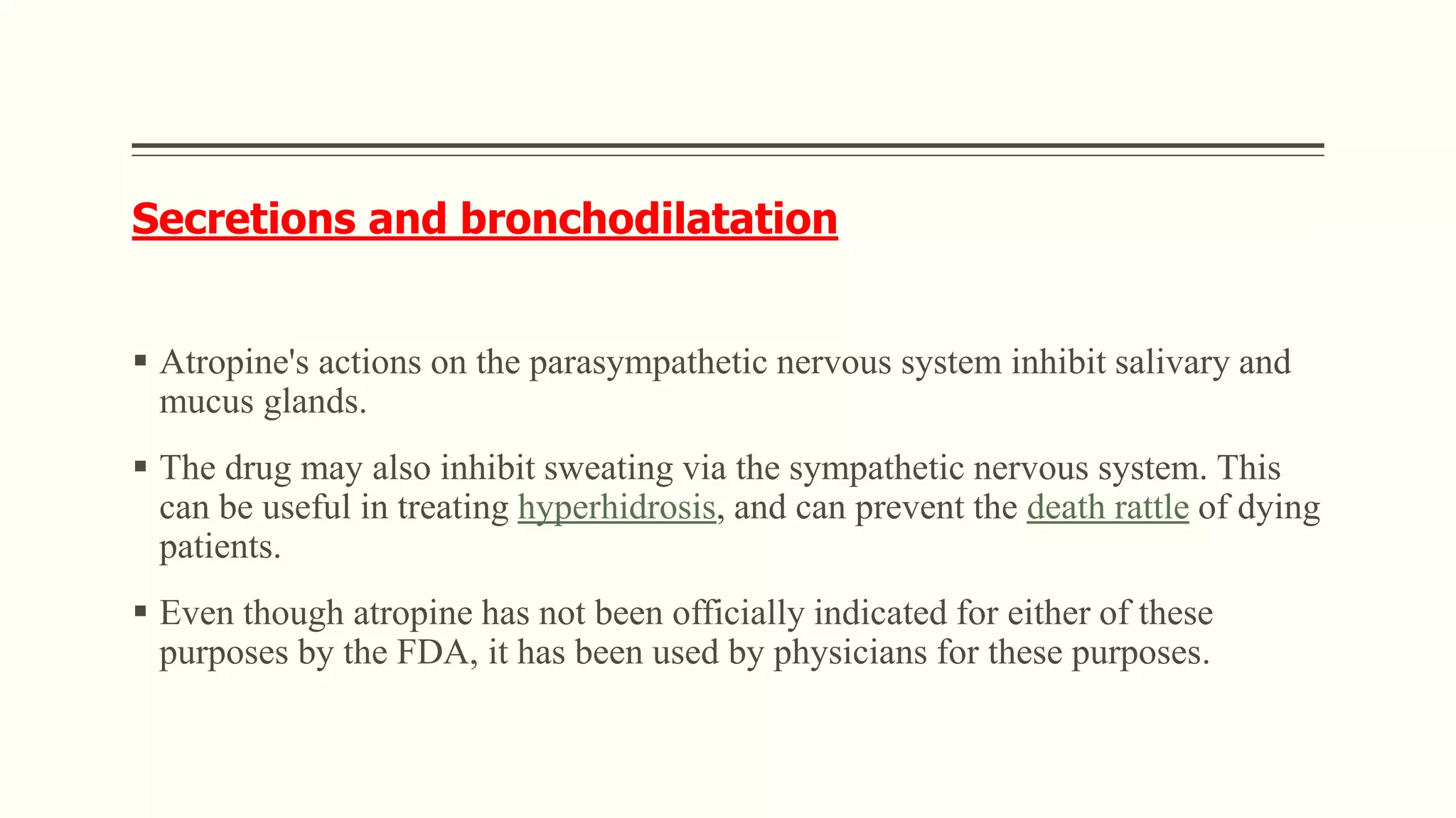Atropine | PPTX