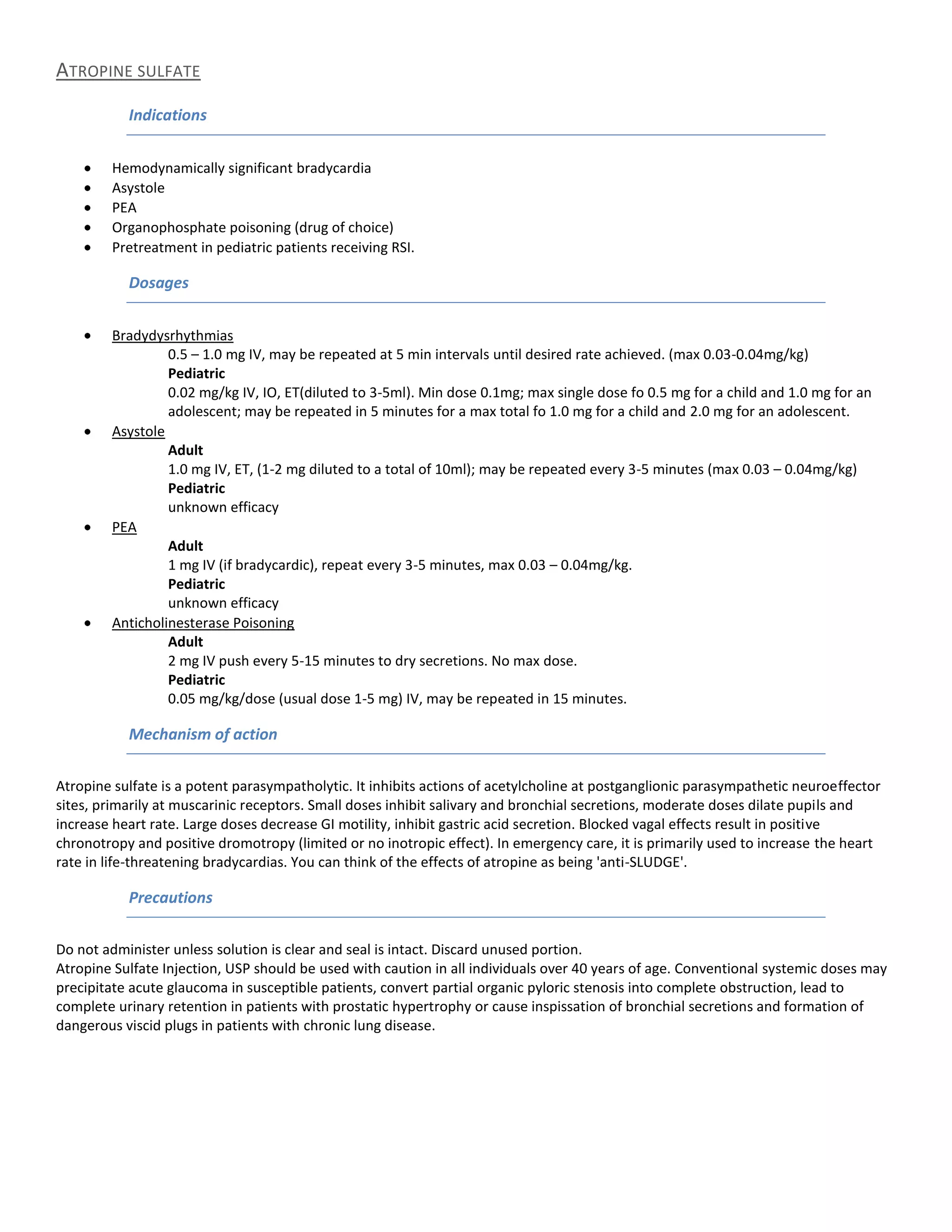 Atropine Sulfate | DOCX