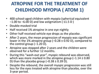 Drug Therapy in Myopia in Children .pptx