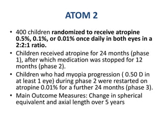Drug Therapy in Myopia in Children .pptx