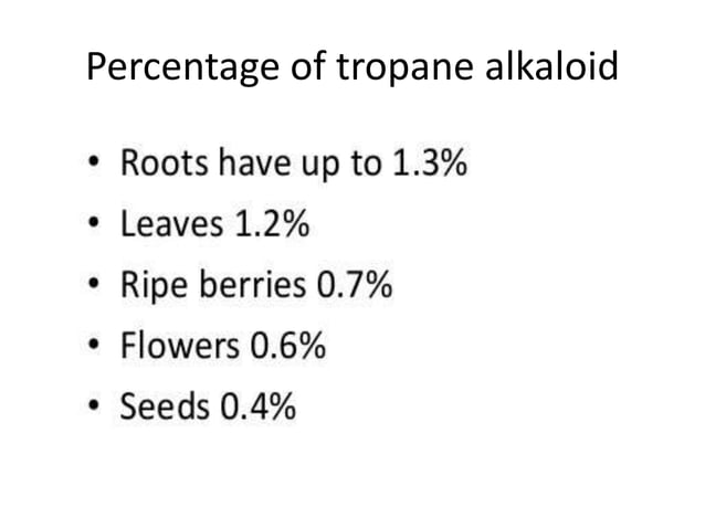 Atropine poisoning | PPTX
