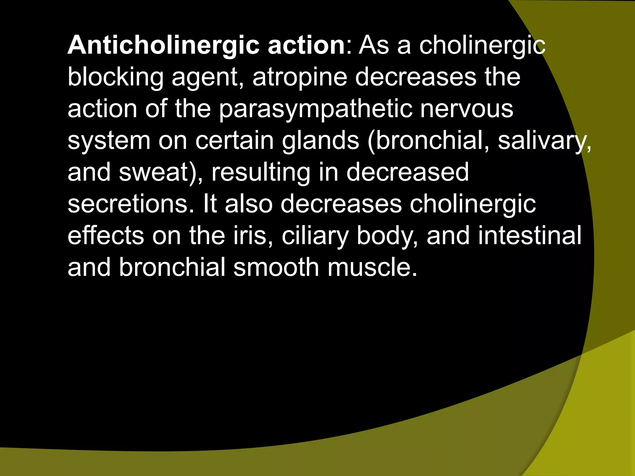 Atropine slideshare | PPTX